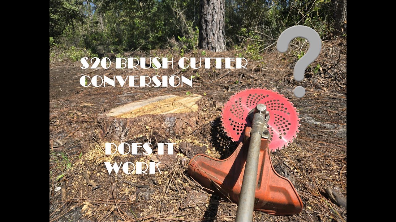 DIY Hack: $20 Weedwacker / Brush Cutter Hack- Does It Work? 