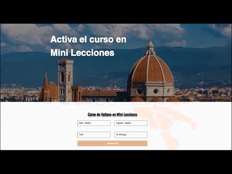 ¿Cómo activar el curso de Italiano GRATIS en Mini Lecciones?