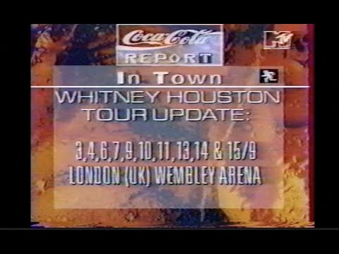 1991 Adress to Write to Whitney Houston + Tour Dates & Postponed Concerts Dates due to Gulf War