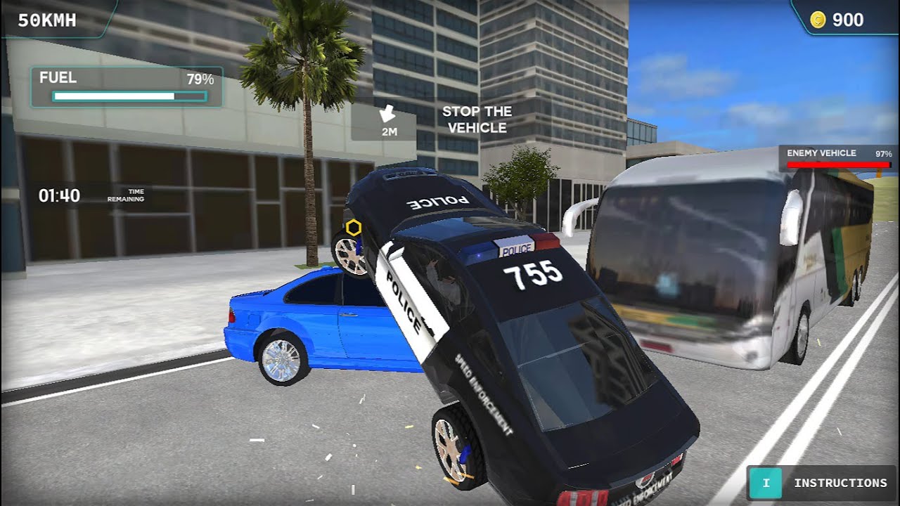 Police Chase Simulator - Police Car