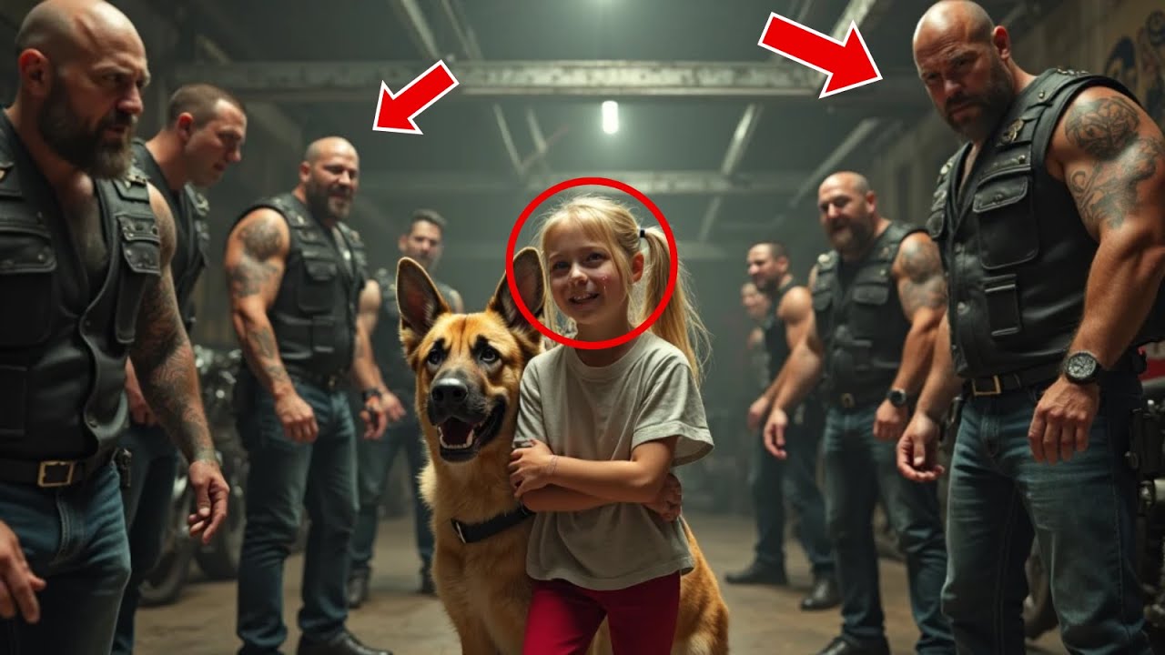 9 Year Old Girl Bullied By Bikers, Unaware That Her Dog Is A Trained K9 ...
