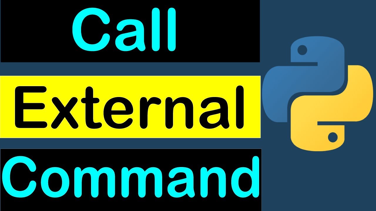 How to call an external command from within a Python script?