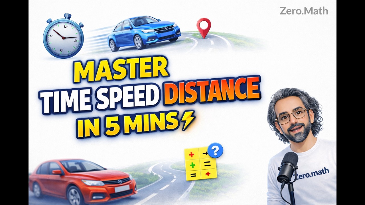 Time Speed Distance Tricks | Fastest Method with Examples #mathstricks #mathproblems