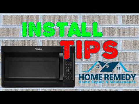 Microwave install tips