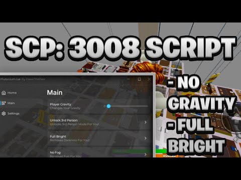 [OP NEW] SCP: 3008 Script Pastebin - (ROBLOX) *No Gravity & Fullbright* Exploit
