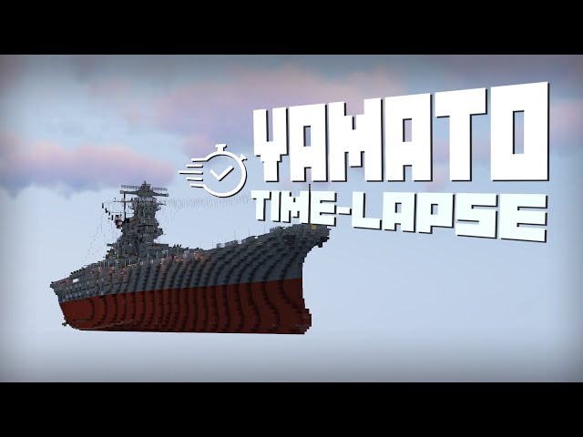 IJN Yamato (1945) - 1:1 Scale Model Minecraft Map