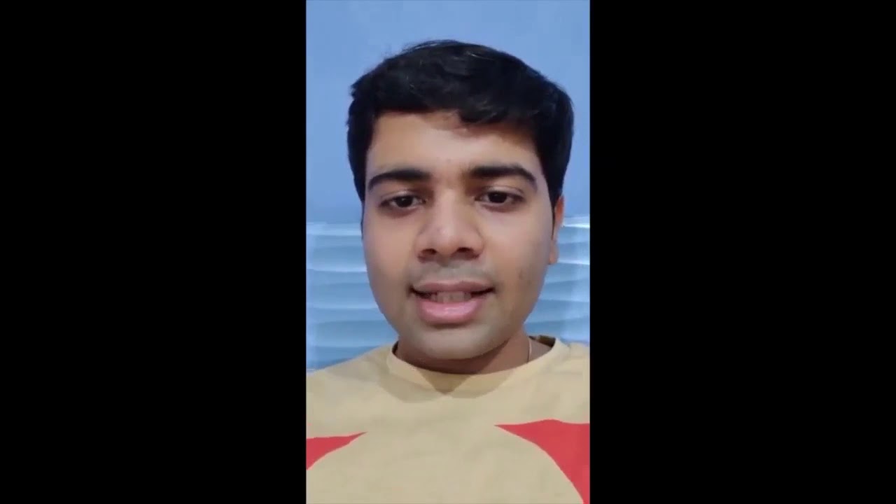 Branch Change video - Syamantak Kumar (Computer Science and Engineering department)