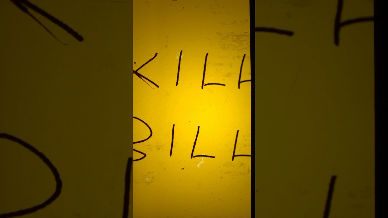 KILL BILL #35mmfilm countdown leaders 😎🎞️📽️