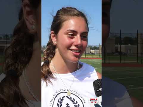Long Island #flagfootball stars get their shot in inaugural girls #quarterback Challenge