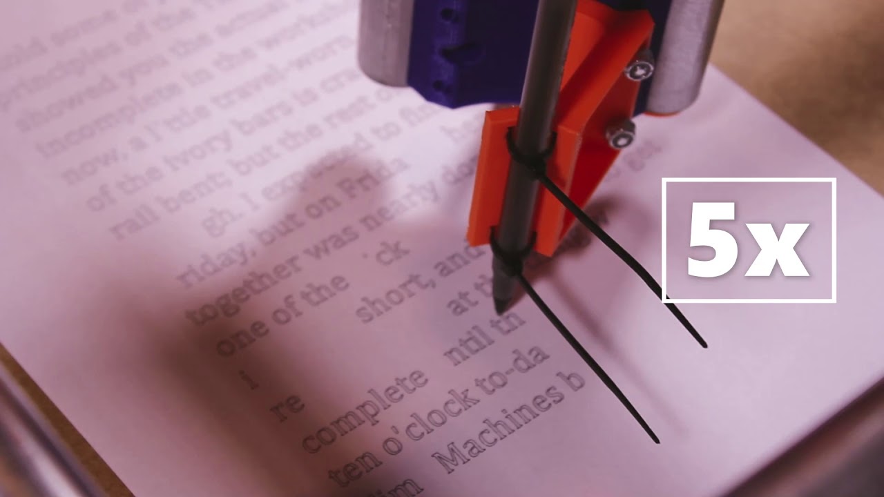 Mostly Printed CNC Plotter