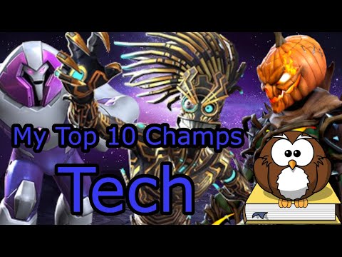 My Top Tech Champions in MCOC!! - January 2025