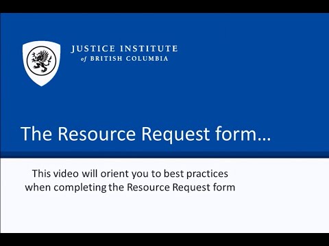 JIBC EOC Logistics (EMRG-1332) - Resource Request Demo Video