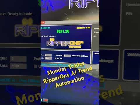 RipperOne AI Trend Automation #aitrading #futurestrading #automatedtrading #bottrading
