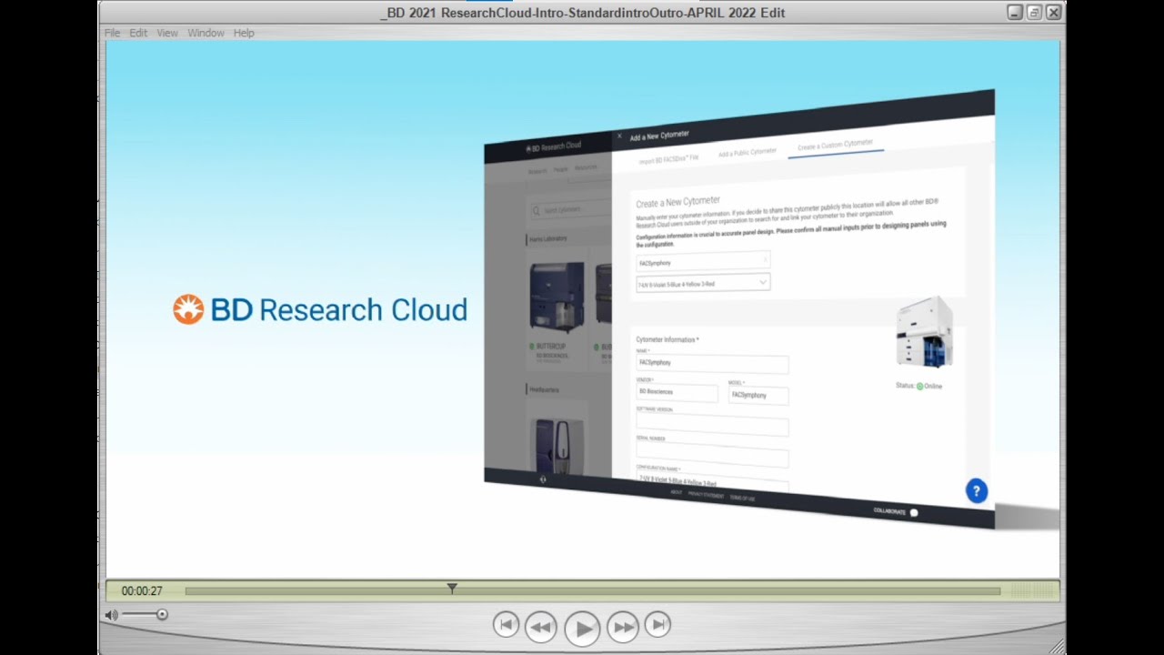 Introduction to BD Research Cloud