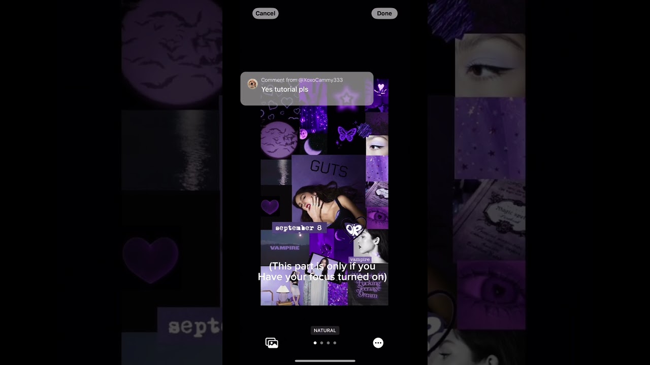 Tutorial for Olivia Rodrigo background ❤️❤️