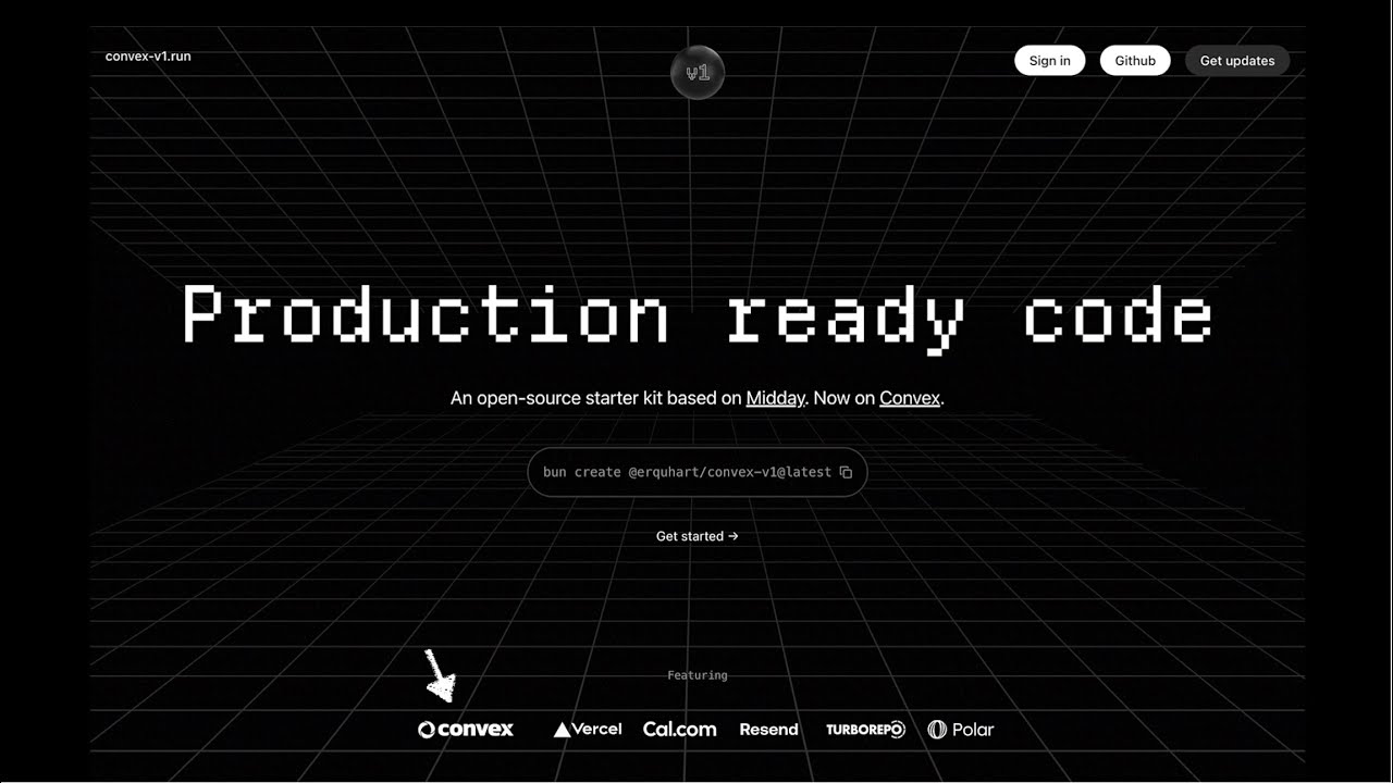 New Open-source Starter Kit: Convex v1 based on Midday.