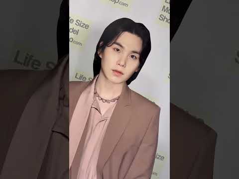 Suga Min Yoon gi Cardboard Cutout Model #cardboard #cutouts #suga #btssuga