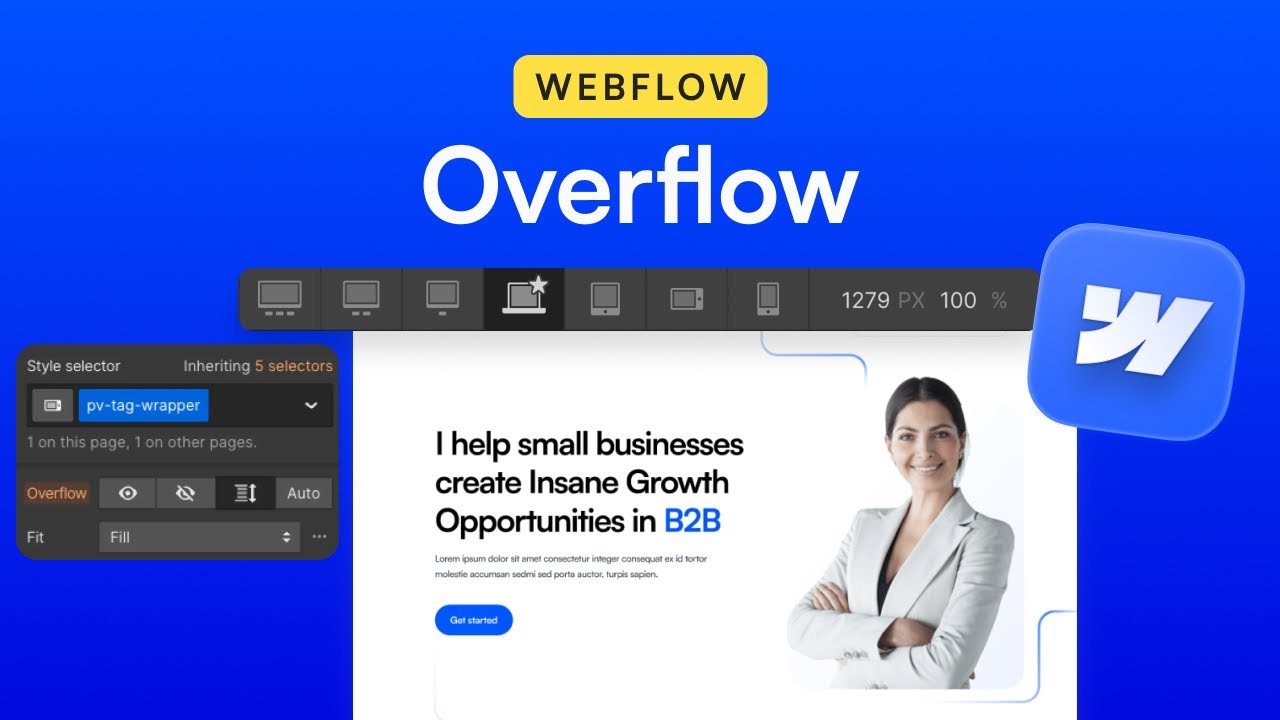 Overflow in Webflow: Tutorial for Beginners