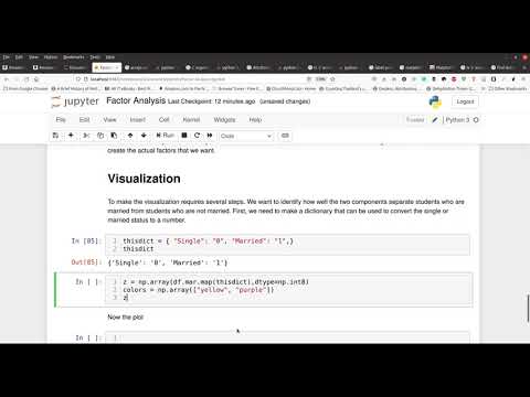 Factor Analysis with Python VIDEO | educational research techniques