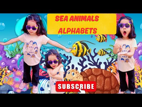 What Sea creatures Start with the Letter A?let's learn sea Animals with alphabets!Miss tunki 😊