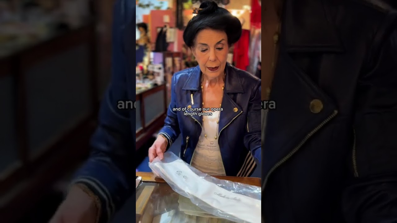 Our glove cupboard receives a lot of customer traffic, especially for Mardi Gras and debutant