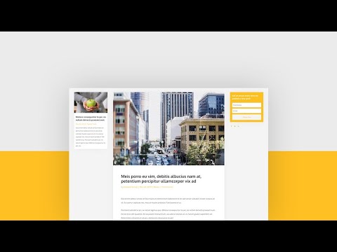 Download a FREE Two Sided Sidebar Blog Post Template with Divi