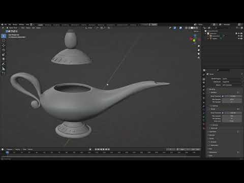 🧞 Aladdin Genie Lamp for Cosplay・ STL File for 3D printing・Cults