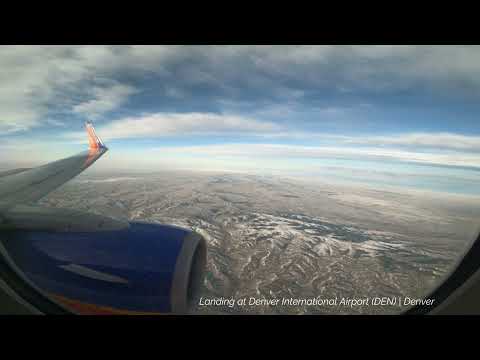 4K Landing at Denver International Airport (DEN) | Southwest Airlines
