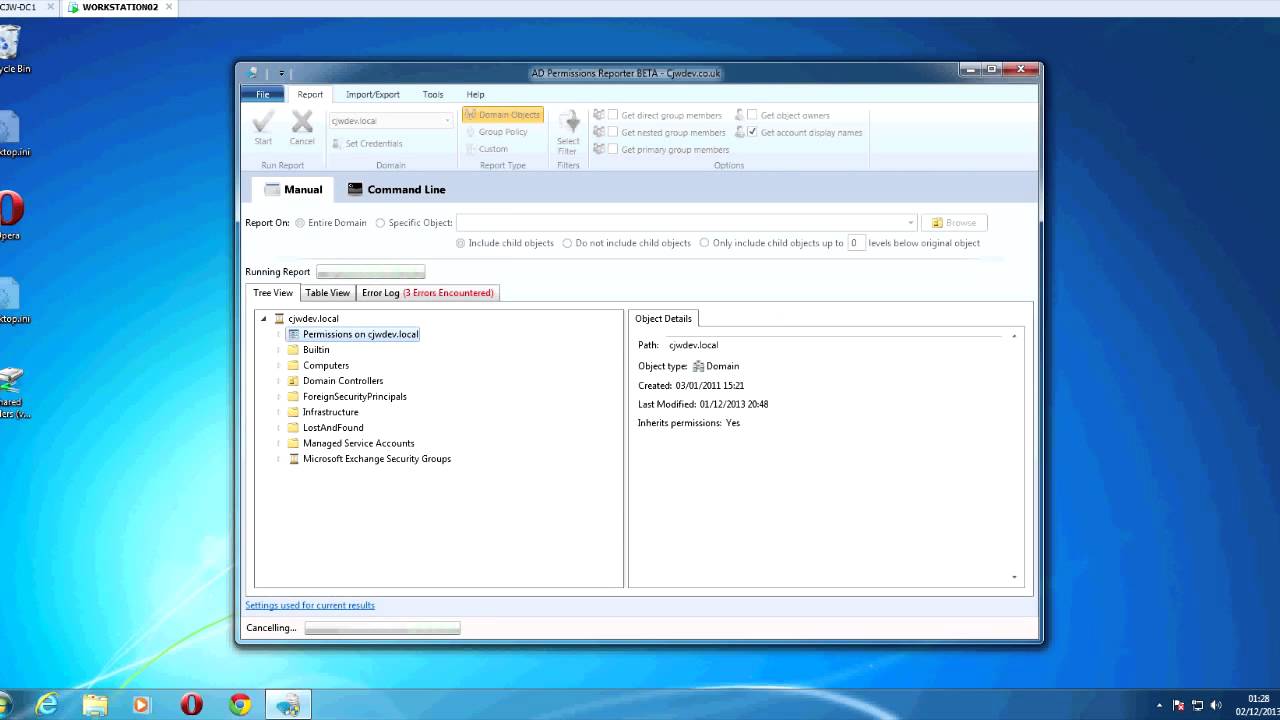 AD Permissions Reporter BETA