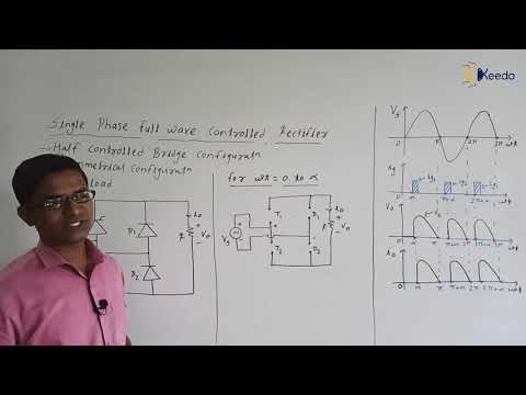 Mastering Single Phase Half Controlled Rectifier: Asymmetrical Configuration With R load Video ...