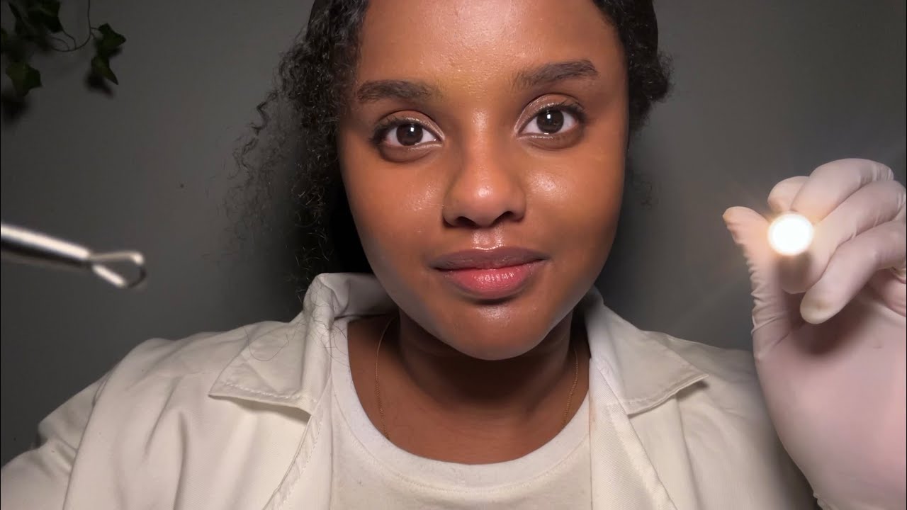 ASMR Dermatologist Skin Extractions and Personal Medical Attention 