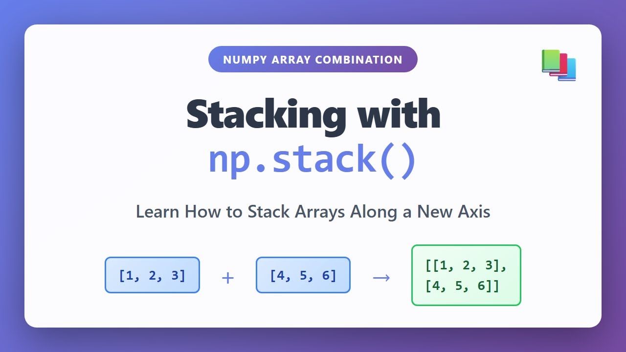 NumPy Stack Tutorial: Master np.stack() for Array Stacking | Python Data Science