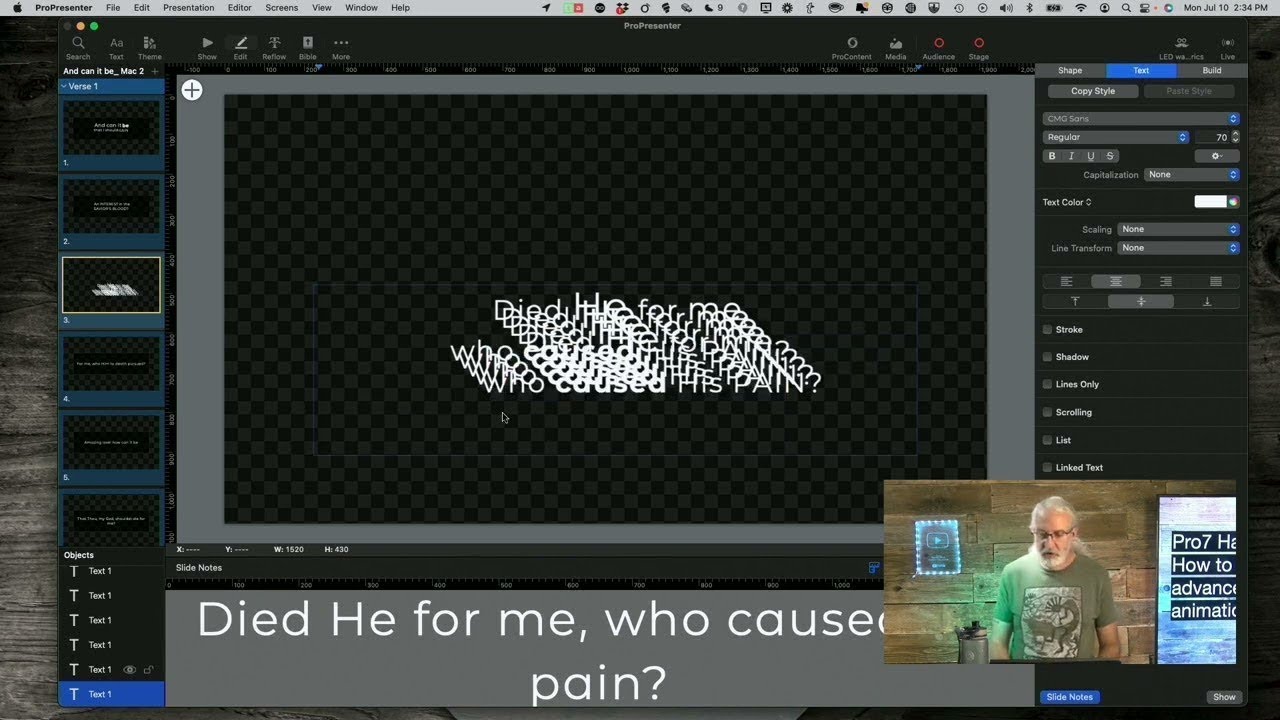 ProPresenter 7 Tutorial: Elevate Your Worship Lyrics with Advanced Animations