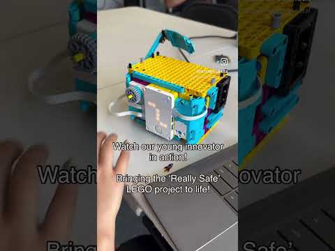 Young Innovator Creates ‘Really Safe’ LEGO Project with Code | How safe is your safe? #lego #fll
