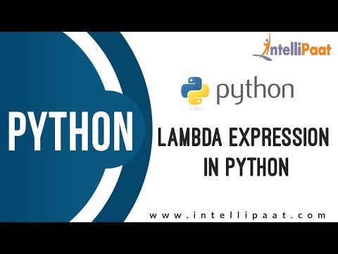 Lambda Expression in Python | Python Tutorial | Python Course | Intellipaat