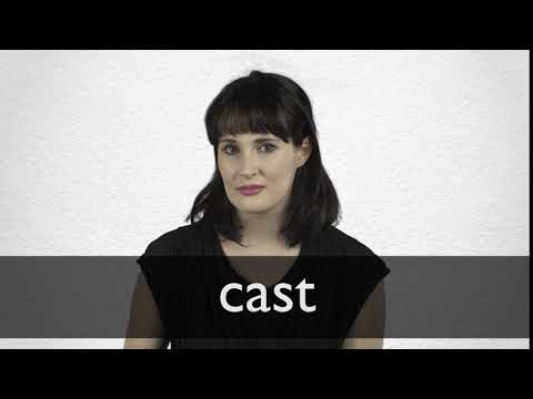How to pronounce CAST in British English