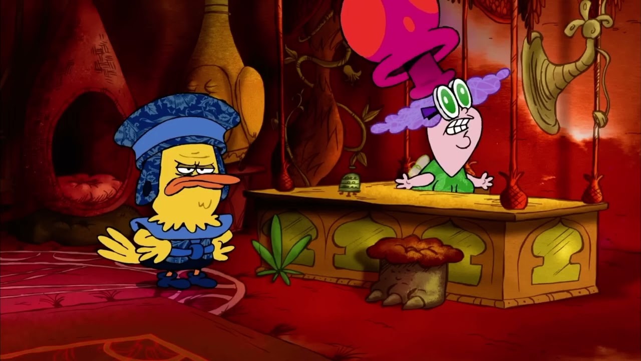 Truffles yelling at mung