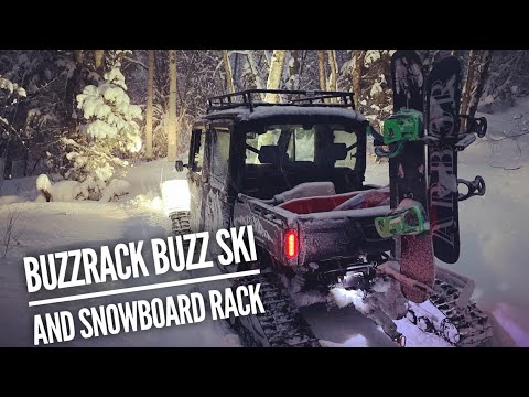 BUZZRACK BUZZSKI Folding Hitch Mount Ski/Snowboard Carrier