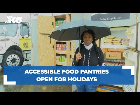 Accessible food pantries open for holidays