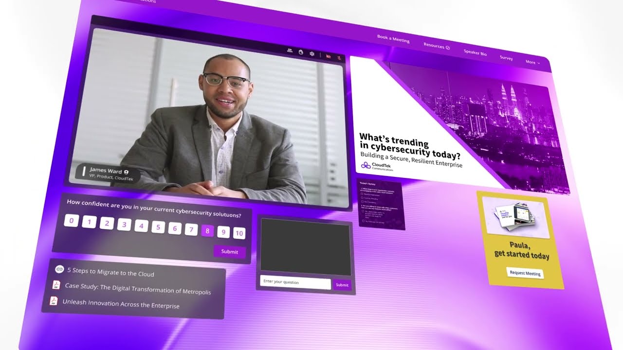 Engage your audience like never before with ON24 webinars