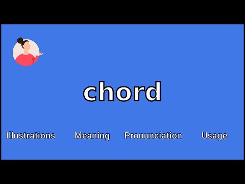 CHORD - Meaning and Pronunciation