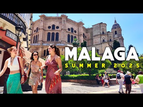 Malaga City Spain Beautiful Summer Vibes June 2025 Update Sunny Costa del Sol Walk | Andalucía [4K]