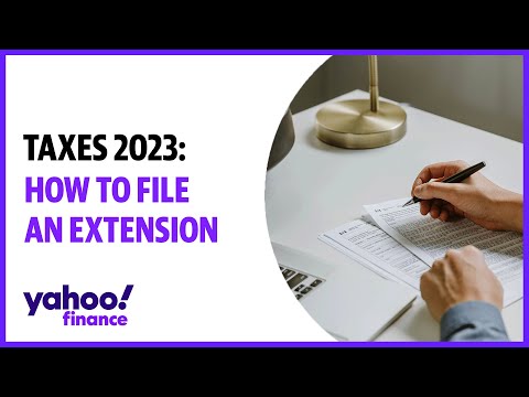 2023 tax deadline: How to file an extension