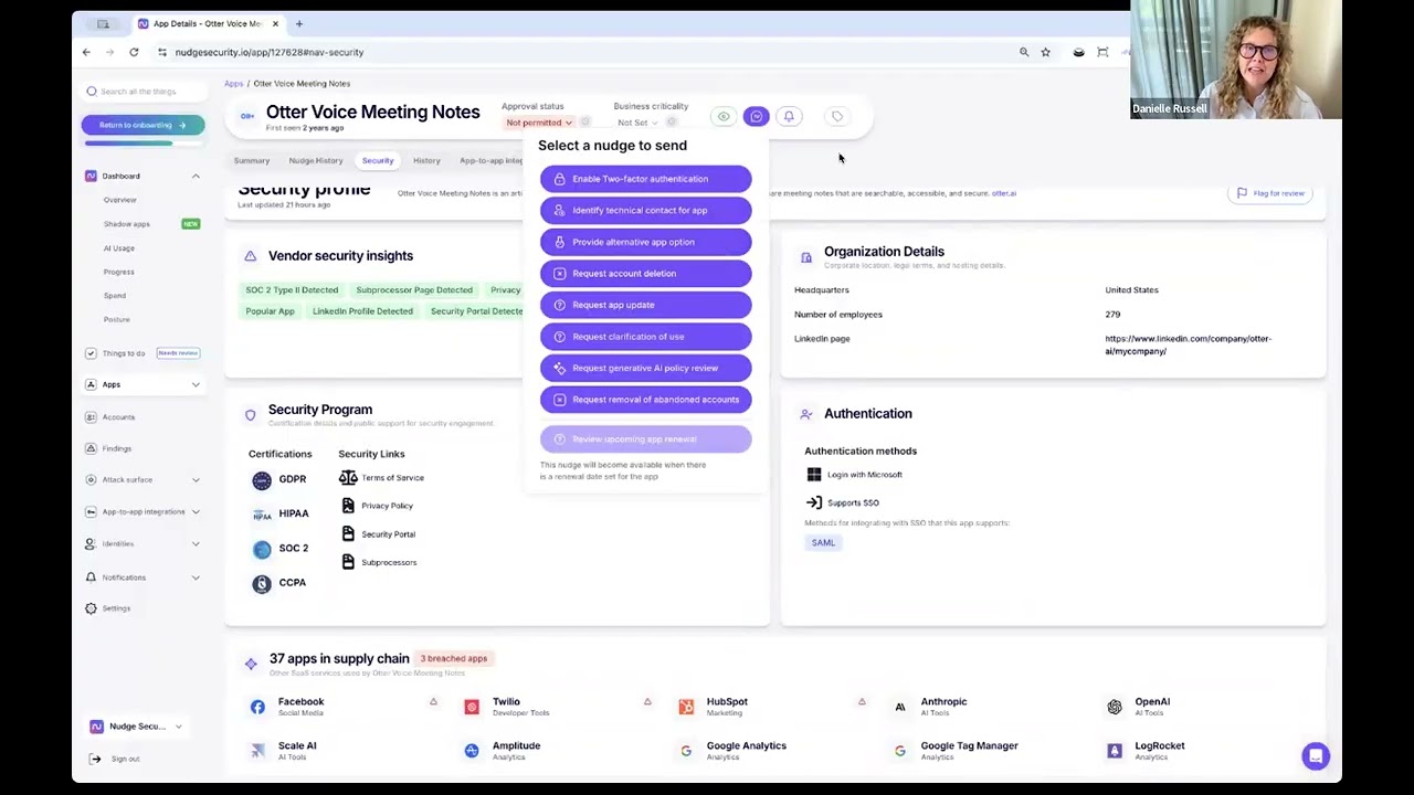 Discover, Secure, and Govern SaaS and AI with Nudge Security