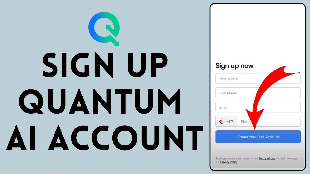 How to Sign Up to Quantum AI Account (2024) | Register Quantum AI Account