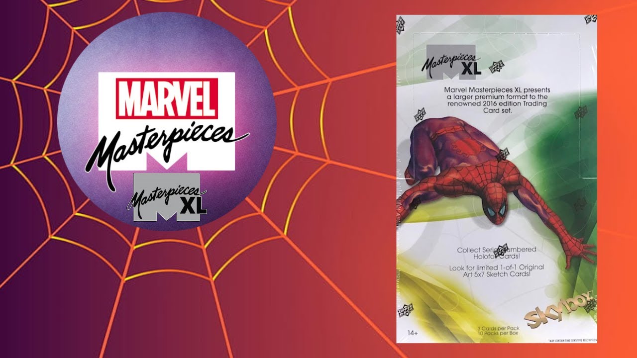 THIS PRODUCT IS HUGE... LITERALLY! Opening a 2024 Upper Deck Marvel Masterpieces XL Hobby Box!