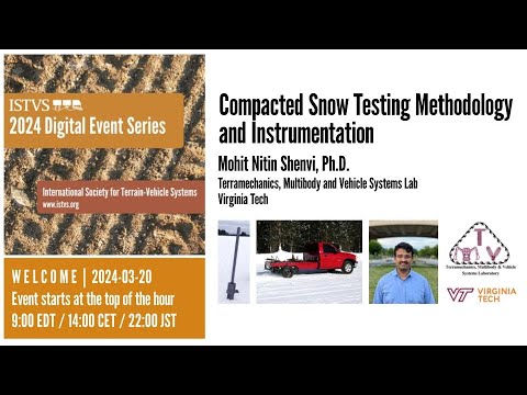 Compacted Snow Testing Methodology and Instrumentation | Mohit Shenvi | Virginia Tech