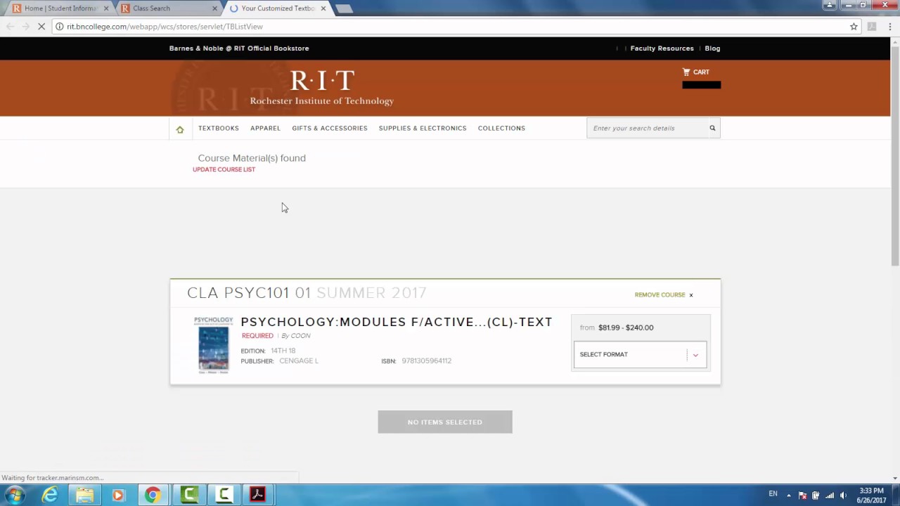 How to Find Textbooks through RIT Libraries