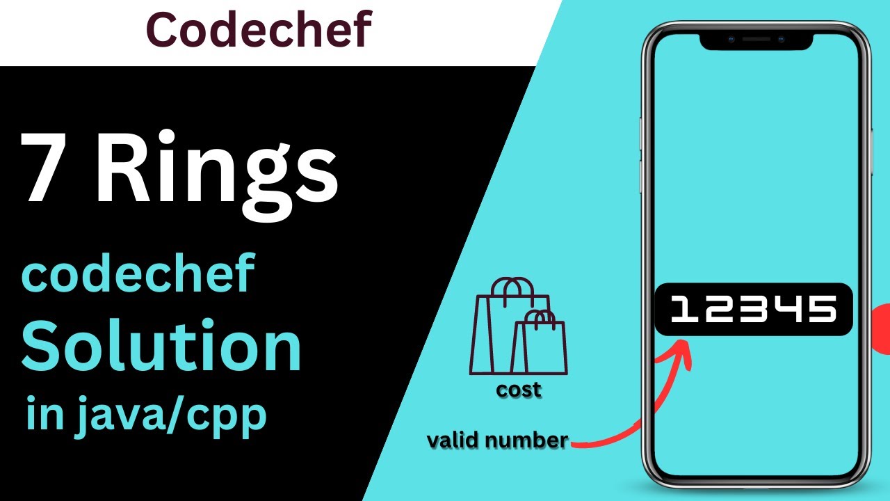 7 Rings codechef solution | 7 rings codechef solution in java or cpp