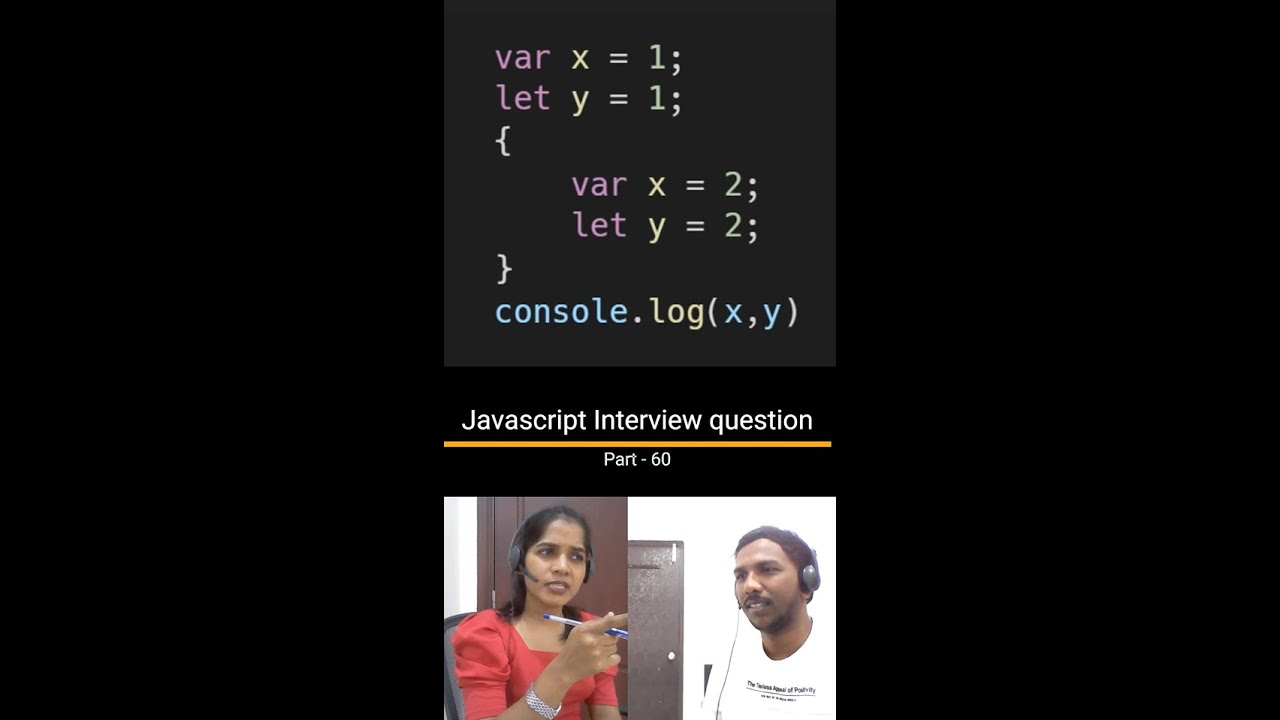 Javascript Interview question - Part 60 #shorts #coding #reactjsinterviewquestions #javascript